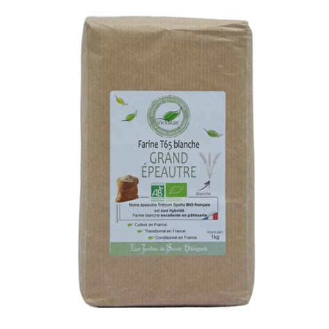Farine de Petit Epeautre non hybridé T65 Sainte Hildegarde