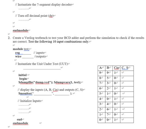 solved binary coded decimal bcd adder name digital