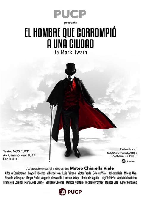 El hombre que corrompió a una ciudad una obra que cuestiona la