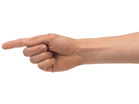 Pointing Finger Transparent Background