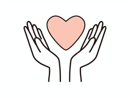 Free Clipart Of Hearts And Hands