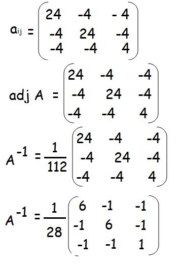 finding inverse of 3x3 matrix examples