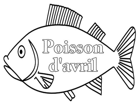 S Lection De Coloriage Poisson D Avril Imprimer Sur Laguerche