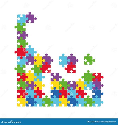Ilustra O Vetorial De Pe As De Quebra Cabe As Multicolorido Separadas