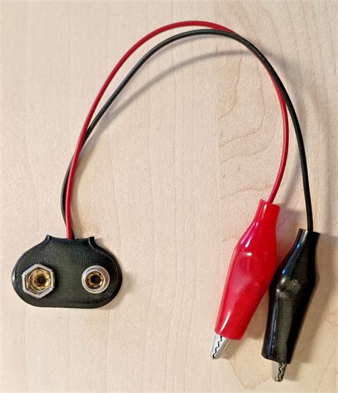 9 Volt Anschluß Krokodilklemme Batterieanschluß Block Batterie Clip 9V
