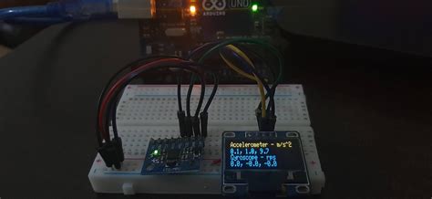 MPU6050 With Arduino Display Gyro And Accelerometer Values On OLED