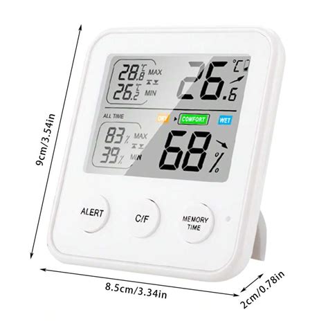 Mini thermo hygromètre numérique thermomètre d intérieur hygromètre
