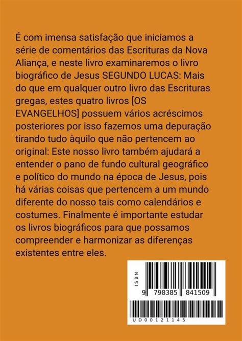 COMENTÁRIO BÍBLICO LIVRO DE LUCAS Loja Uiclap