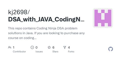 github kj2698 dsa with java codingninja this repo contains coding ninja dsa problem solutions