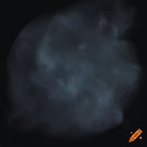 Smoke Particle Texture In A Circle Shape