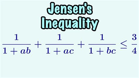 jensen s inequality how to use it youtube