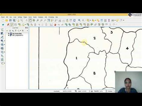 Gis Exercise Creation Of Shapefile And Onscreen Digitisation Youtube