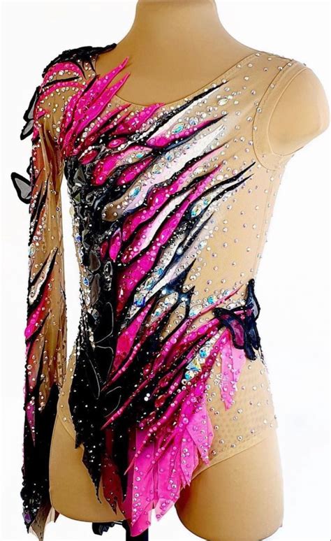 Pin On New In Gymnastics Outfits Rhythmic Gymnastics