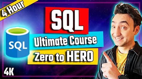 sql tutorial for beginners [ultimate full course] from zero to hero youtube