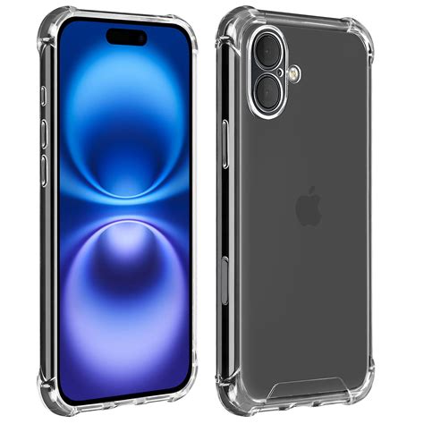 Akashi Coque TPU Angles Renforcés Apple iPhone 16 Funda de teléfono