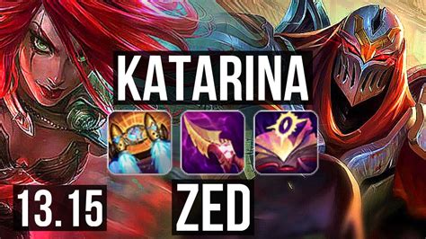 Katarina Vs Zed Mid M Mastery Legendary Games