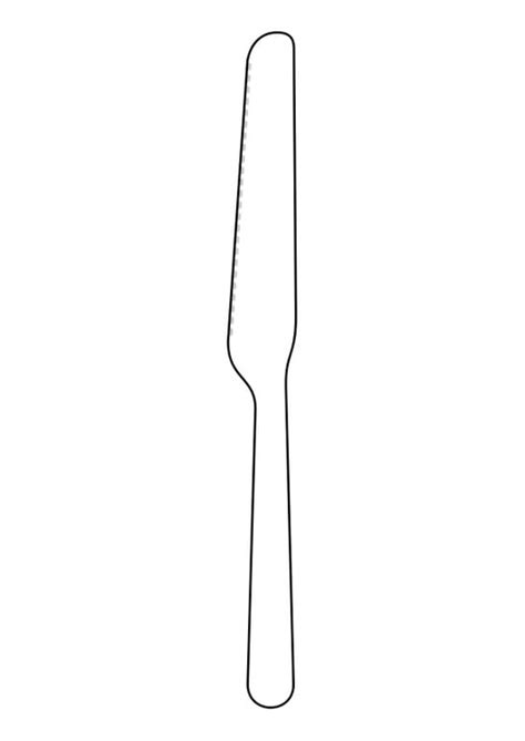 Dibujo De Cuchillo Para Colorear Img