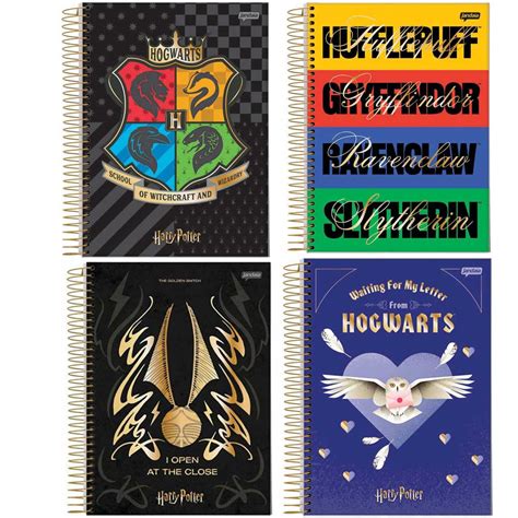 Caderno Universitário Espiral 10 Matérias 200 Fls Harry Potter