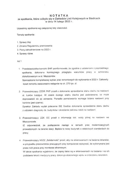 Nszz Solidarno Zlk Strona Zwi Zku Zawodowego Nszz Solidarno