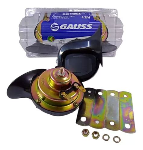 Par Buzinas Caracol Clarina Carro Grave Agudo Original Gauss Mercadolivre