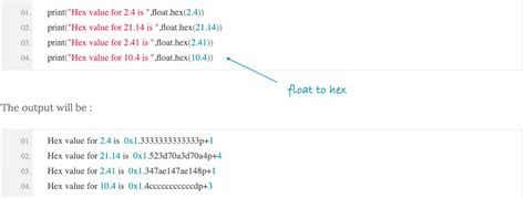 Convert An Integer Or Float To Hex In Python Codevscolor