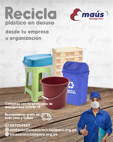 Emaus Recicla Perú Campaña de reciclaje de plásticos PET