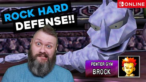 Transfer Pak Team Vs Pewter Gym Leader Brock Pokemon Stadium