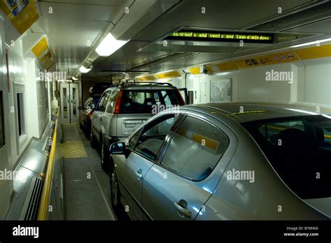 English Channel Tunnel Cars