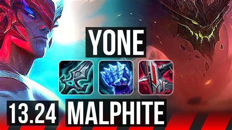 YONE Vs MALPH TOP 68 Winrate Comeback 11 3 14 Dominating KR