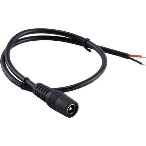 Mm Dc Barrel Jack To Bare Wire Open End Moddiy