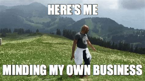 Minding My Own Business GIFs Find Share On GIPHY
