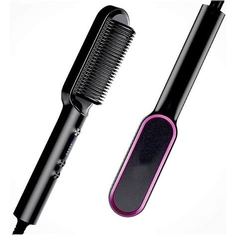 Escova Alisadora 3 Em 1 Anion Hair Alisa Seca Hidrata Bivolt Shopee