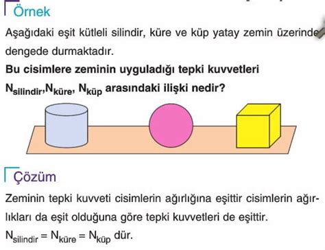 9 sınıf Newton un Hareket Yasaları Kanunları konu anlatımı fizik