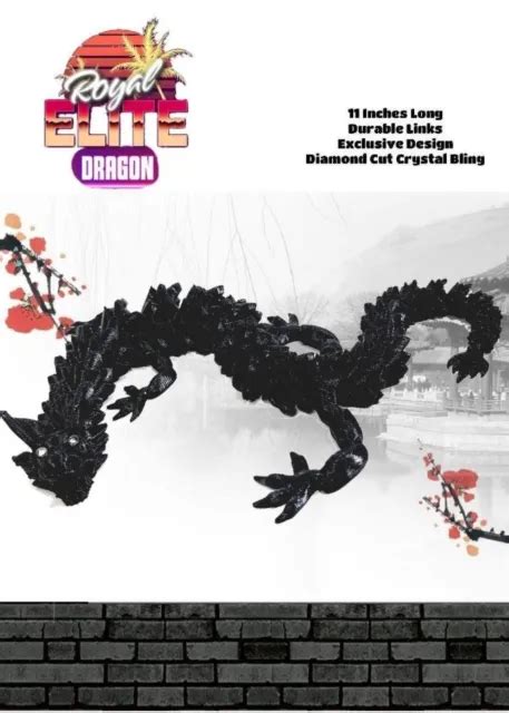 FLEXI MECH ROYAL ELITE Dragon 3d Printed Articulated Diamond Crystal