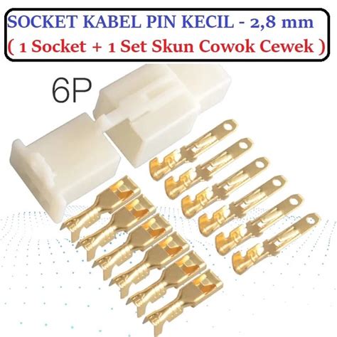 Jual Soket Socket Konektor Kabel Pin Kecil Set Shopee