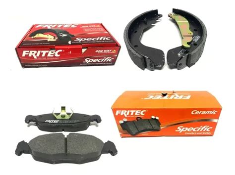 Kit Balatas Delanteras Y Traseras Chevy Todos Fritec Cerámic Envío gratis