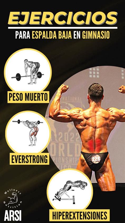 Ejercicios Para Fortalecer Tu Espalda Baja En El Gym Video