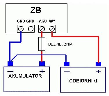 Zabezpieczenie akumulatora 12 V przed rozładowaniem ZB 40 K2sea