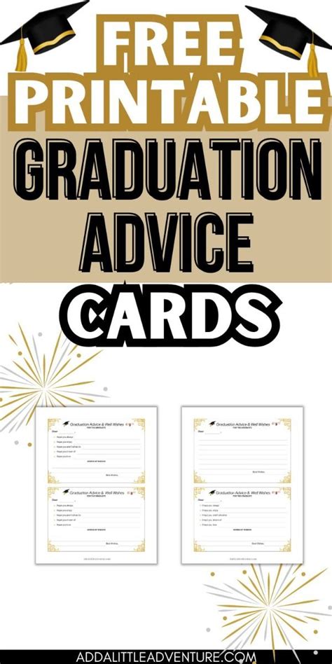 Graduation Advice Cards Free Printable Artofit