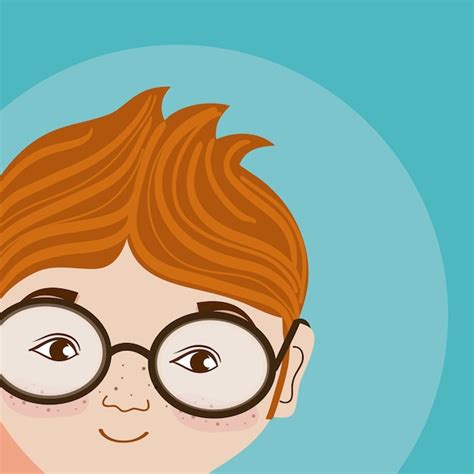 Dibujos Animados De Hombre Joven Vector Premium