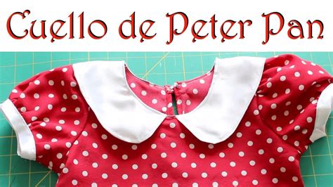 Cómo hacer un Cuello de Peter Pan YouTube