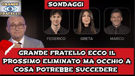 Grande Fratello I Sondaggi Ecco Il Prossimo Eliminato Ma C Un