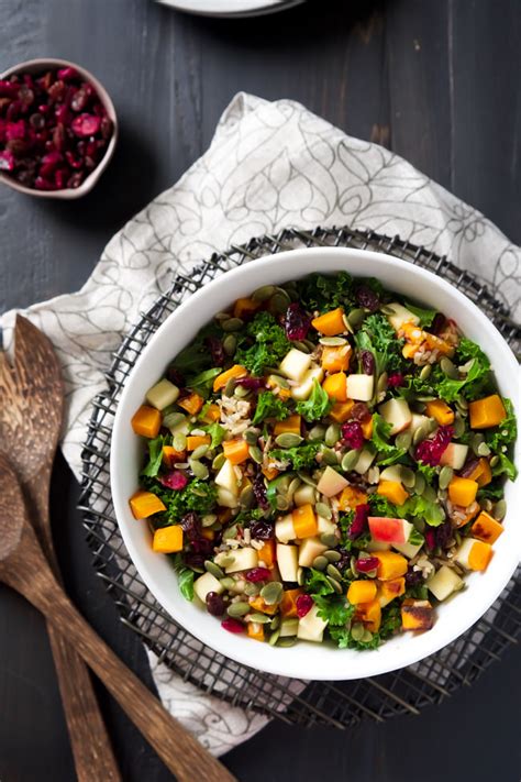 Fall Harvest Salad With Apple Cider Vinaigrette Dressing