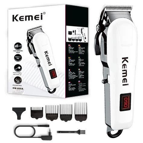 Kemei cortadora de pelo para hombre máquina eléctrica para cortar el