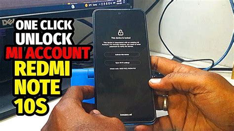 How To Unlock Mi Account In Redmi Note 10S In UMT MTK YouTube