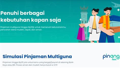 Pinjaman Online BRI Pinang Flexi Cair Hingga Rp25 Juta Tanpa Jaminan
