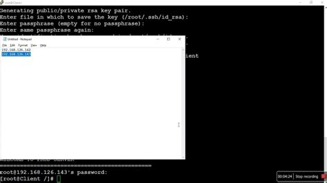 Linux SSH Password Less Authentication Between Servers YouTube