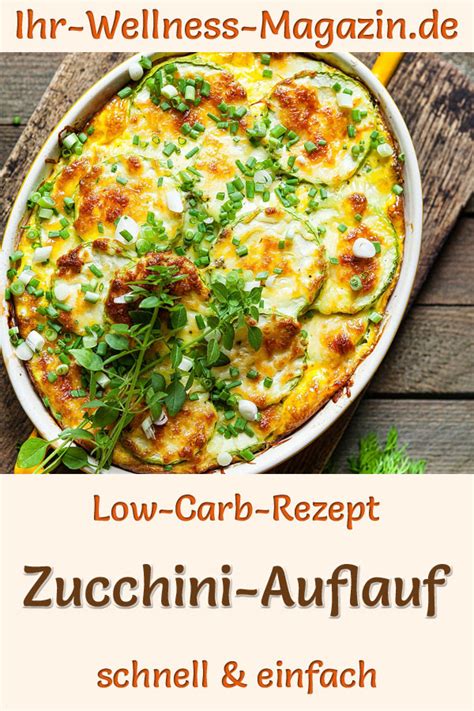 Zucchini Auflauf Herzhaftes Gesundes Low Carb Rezept