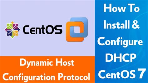 install and configure dhcp server sous linux centos 7 youtube