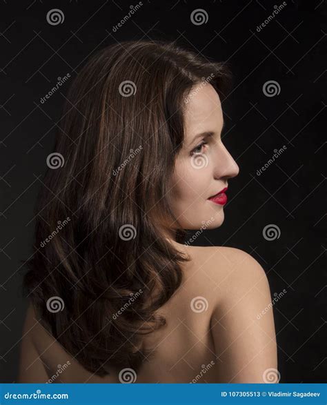Portrait De Femme Nue Avec De Longs Cheveux Image Stock Image Du